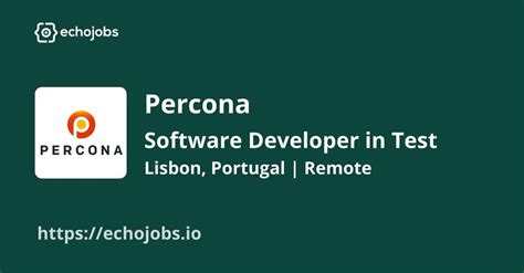 Percona Is Hiring Software Developer In Test Remote Lisbon Portugal Remote Mongodb Bash