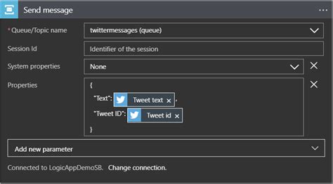 azure logic apps how to send tweets in your email address using service bus microsoft learn