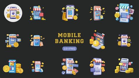 Innovative Mobile Banking Apps 3d Pack For Financial Tech Images