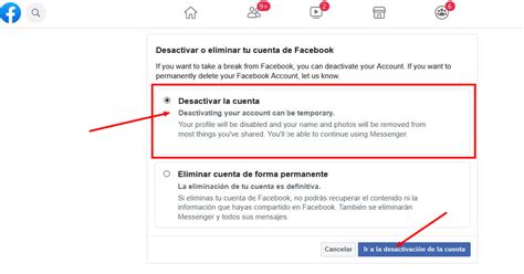 Cómo Desactivar Y Eliminar Una Cuenta De Facebook Paso A Paso