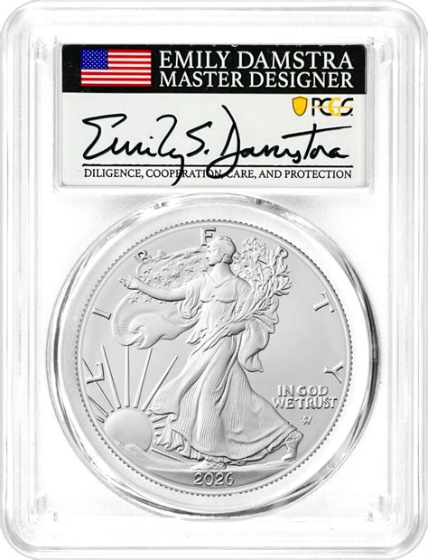 2026 1 Silver Eagle 40th Anniversary Pcgs Ms70 First Day Of Issue
