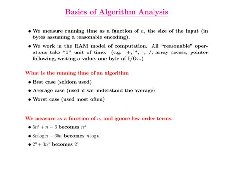 Mathbasics It Is A Course Of Design And Analysis Of The Algorithm