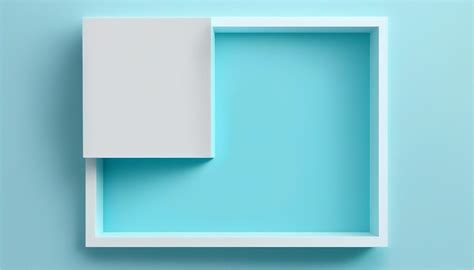 Pastel Blue Empty Paper Texture Background Template Banner For