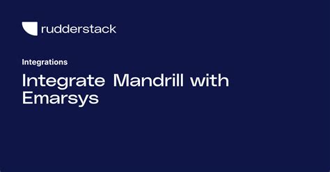 Integrate Mandrill With Emarsys