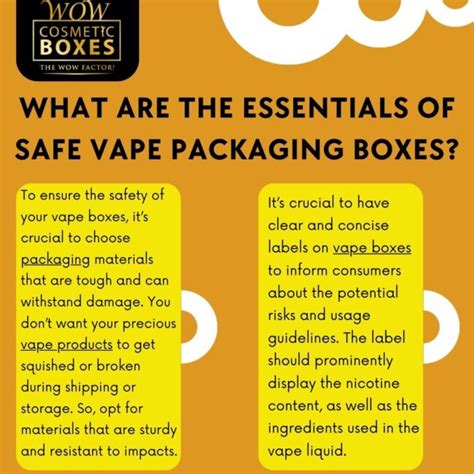 What Are The Essentials Of Safe Vape Packaging Boxes Wow Cosmetic Boxes