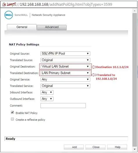 How To Configure SonicWALL SSL VPN Setup With Overlapping Subnet Techyv Com