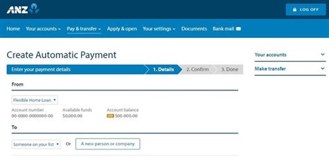 Set Up An Automatic Payment Internet Banking