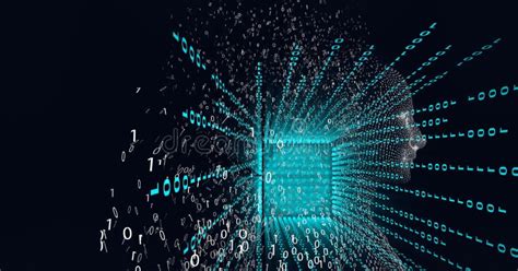Composition Of Exploding Human Bust And Binary Coding Stock Illustration Illustration Of