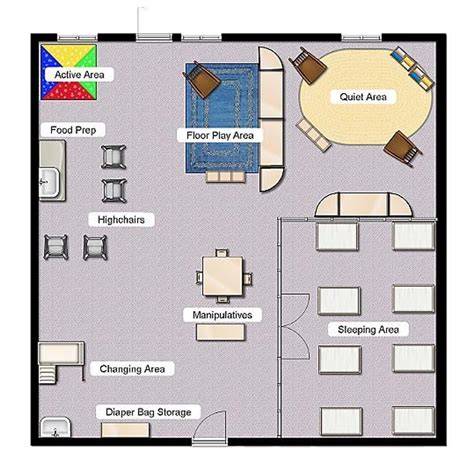 Create Your Own Daycare Center Floor Plans Feel Inspired With This