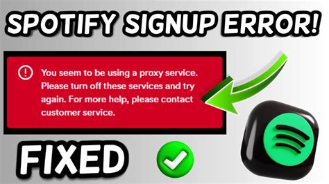 How To Turn Off Proxy Service On Spotify You Seem To Be Using A Proxy Service Spotify Fix