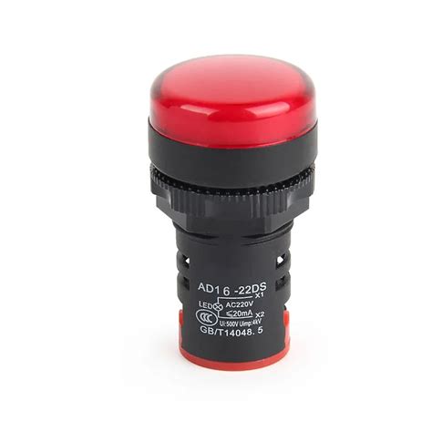 High Brightness Red Ad16 22ds Indicator Light Viox Electric