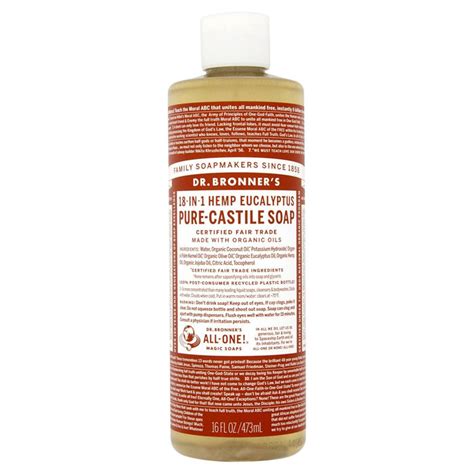 Dr Bronners Eucalyptus Organic Multi Purpose Pure Castille Liquid