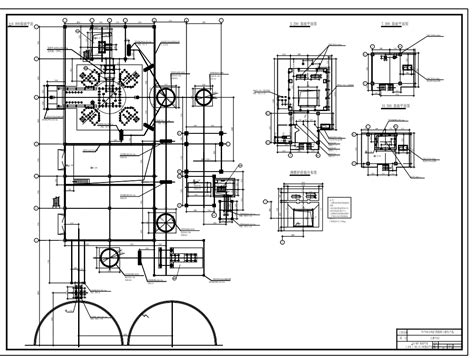 年产60万吨矿渣微粉立磨车间 AutoCAD 2000 模型图纸下载 懒石网