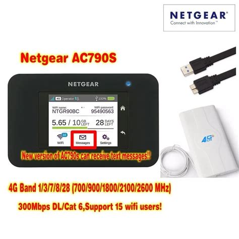 Unlocked Netgear Ac S G Cat Router Mbps Dongle Sierra Touch Screen Router With Gps Plus