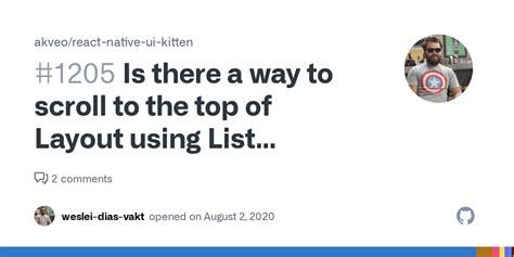 Is There A Way To Scroll To The Top Of Layout Using List Component In Response To A Button Press