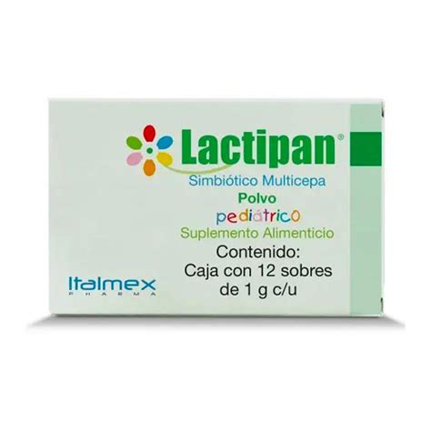 Suplemento Alimenticio Lactipan Pediátrico 12 Sobres De 1 Gr