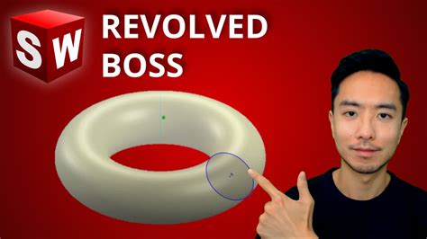 Solidworks Revolved Boss Base Youtube