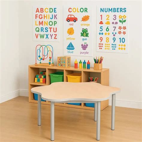 Gopak Enviro Early Years Daisy Shaped Table Classroom Tables Nursery