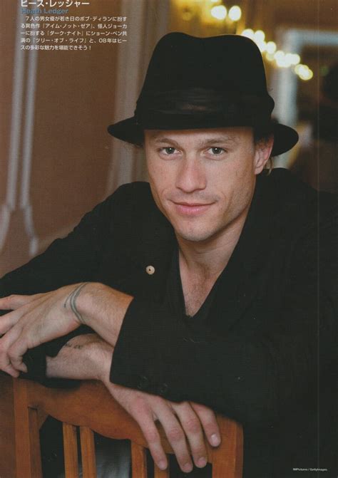 Heath Ledger Elijah Wood Teen Magazine Pinup Clipping Black Hat Japan