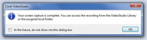 KB Corel Using Screen Capture In Corel Video Studio