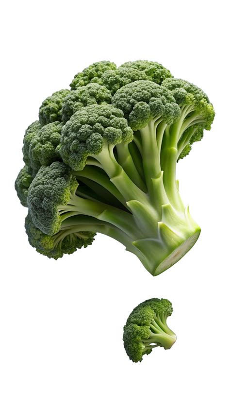 Flying Fresh Broccoli 3d Object 48399783 Png