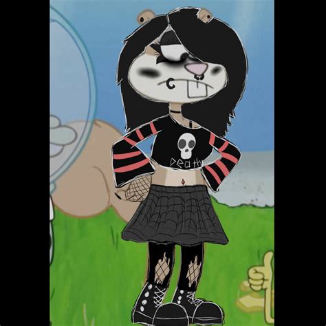Emo Sandy Spongebob By Creepypastaocartist On Deviantart