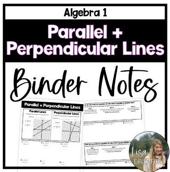Linear Equations Unit 2 Algebra 1 Binder Notes By Lisa Davenport