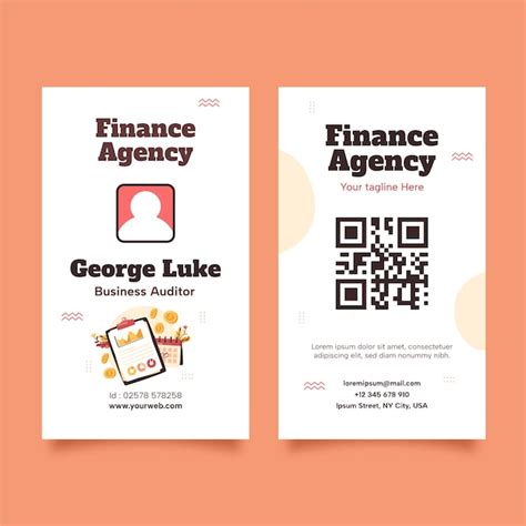 Premium Vector Audit Template Design