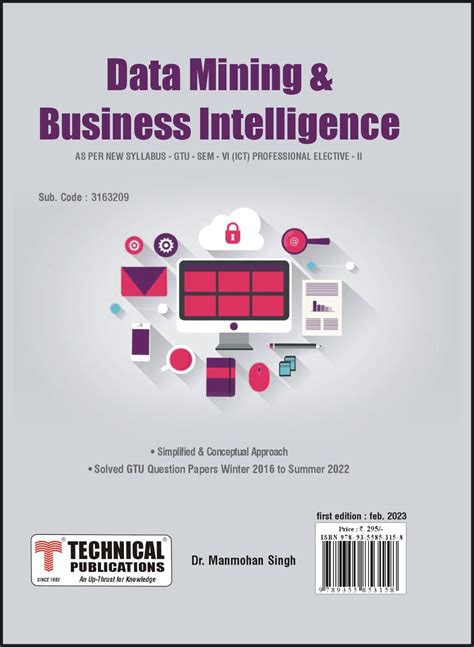 Data Mining And Business Intelligence For Gtu 18 Course Vi Ictprof