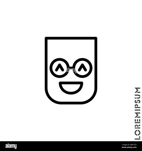 Lachend Emotion Symbol Spaß Gesicht Vektor Humor Lächeln Smiley