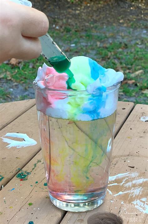 How To Make A Colorful Cloud Science Experiment We Know Stuff