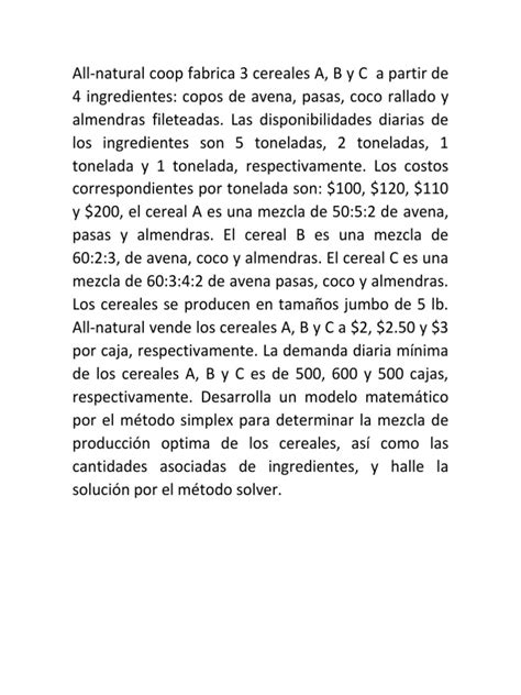 Programación Lineal Solver Pdf