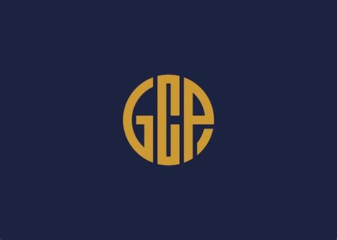 Premium Vector Letter Gcp Circle Logo Icon Design Vector Design