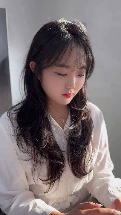 여성스럽고 어려보이는 레이어드컷과 시스루뱅 스타일 오티디룸 지호 김포미용실 오티디룸 Youtube