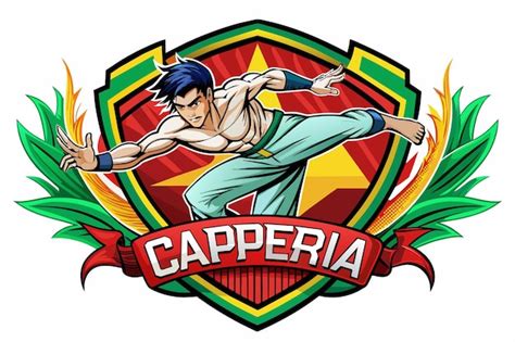 Academia Brasileira De Capoeira Ilustração Gráfica Vetorial Formato De