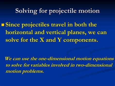 PPT Projectile Motion PowerPoint Presentation Free Download ID 6879660
