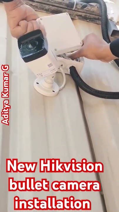 New Hikvision Bullet Camera Installation Part 2 Youtube