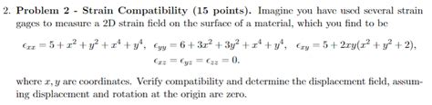 Solved Problem 2 ﻿strain Compatibility 15 ﻿points