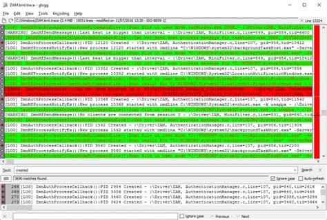 View And Search Huge Log Files With Glogg