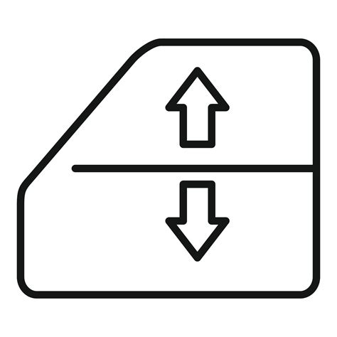 Car Move Window Icon Outline Vector Spare Motor Vector Art At Vecteezy