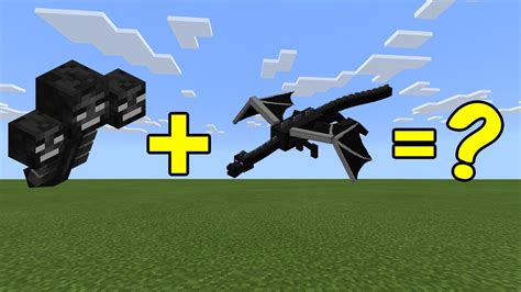 Someone Combined The Wither And The Ender Dragon In Minecraft Youtube