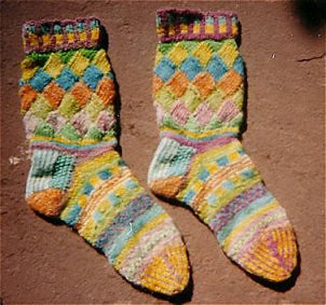 Ravelry Entrelac Socks Pattern By Kathryn Alexander