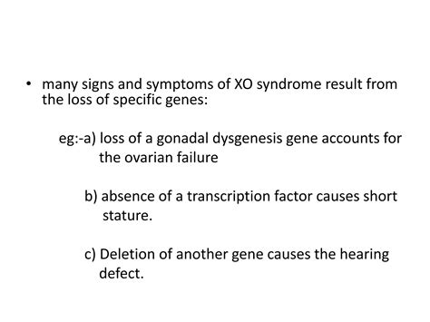 Sex Chromosome Disorders Pptx