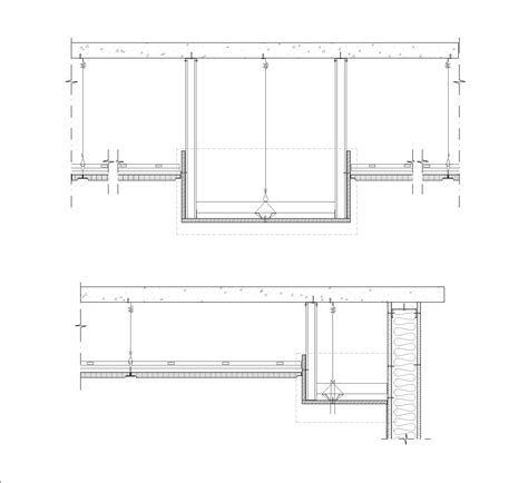 Plasterboard Ceiling Bulkheads Dwg Cad Detail Free Download