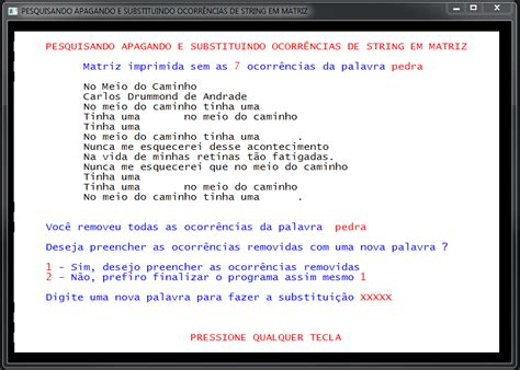 Samuel Lima Programador Cc Pesquisando Apagando E Substituindo Ocorrências De String Em