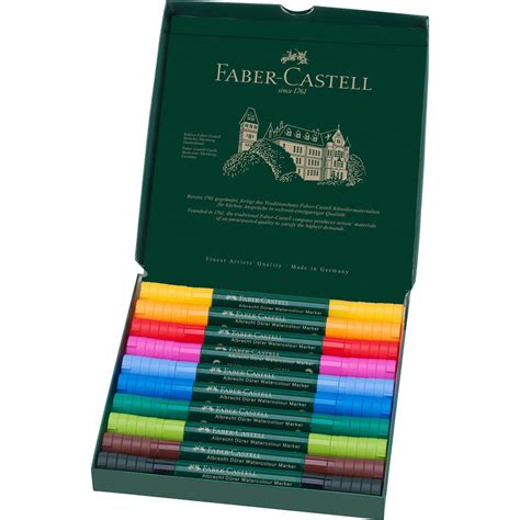 Faber Castell® Albrecht Durer 10 Color Watercolor Marker Set Michaels