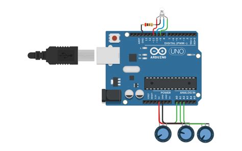 Circuit Design Potentiometers Tinkercad