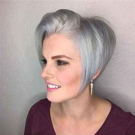 Short Hairstyle Grey 2017 Fashion And Women