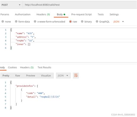 Valid和validated注解校验以及异常处理valid注解 Csdn博客