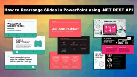 Powerpoint 슬라이드 이동 Net Cloud Sdk를 사용하여 Powerpoint에서 슬라이드 재정렬